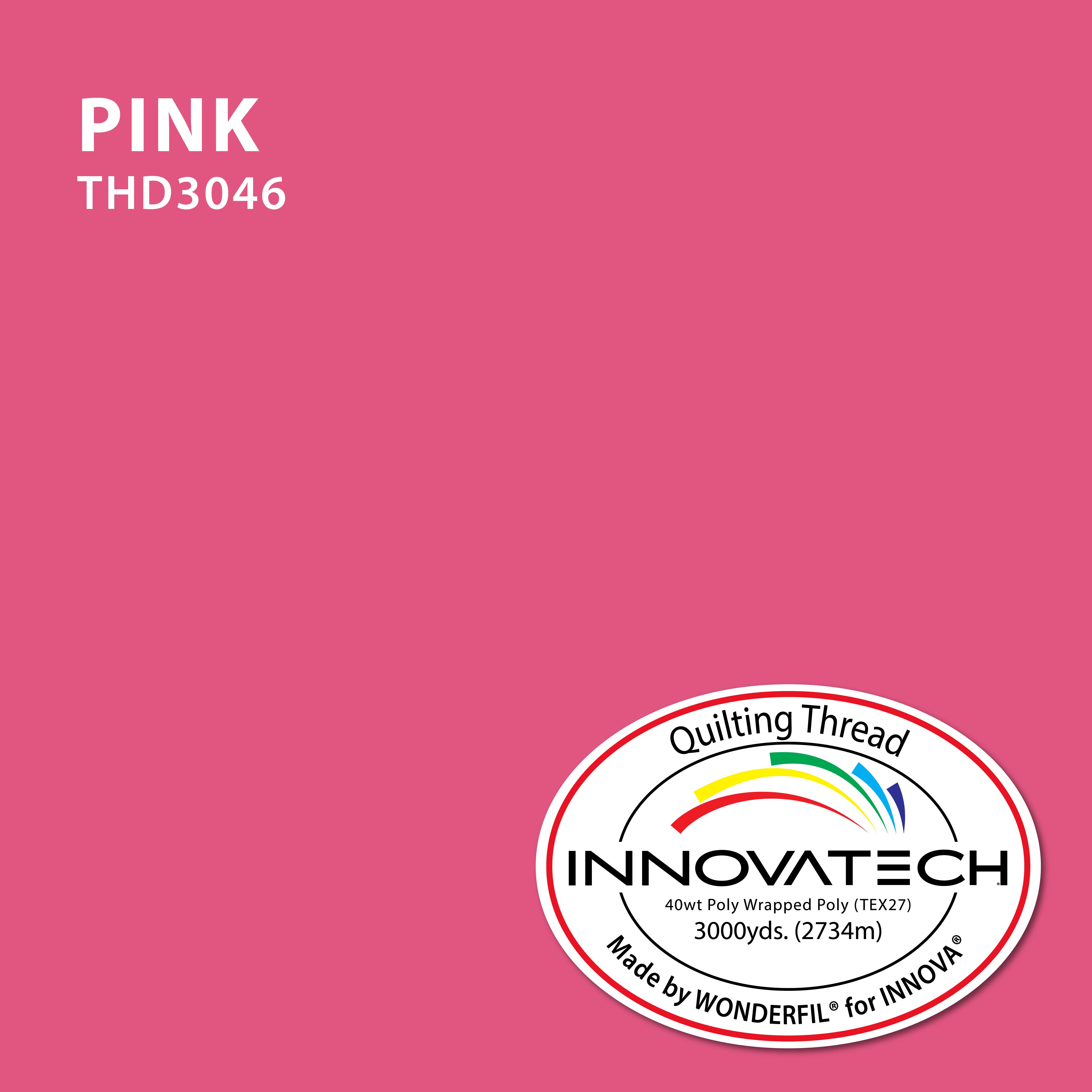 INNOVATECH Pink - 3000yds – INNOVA Longarm