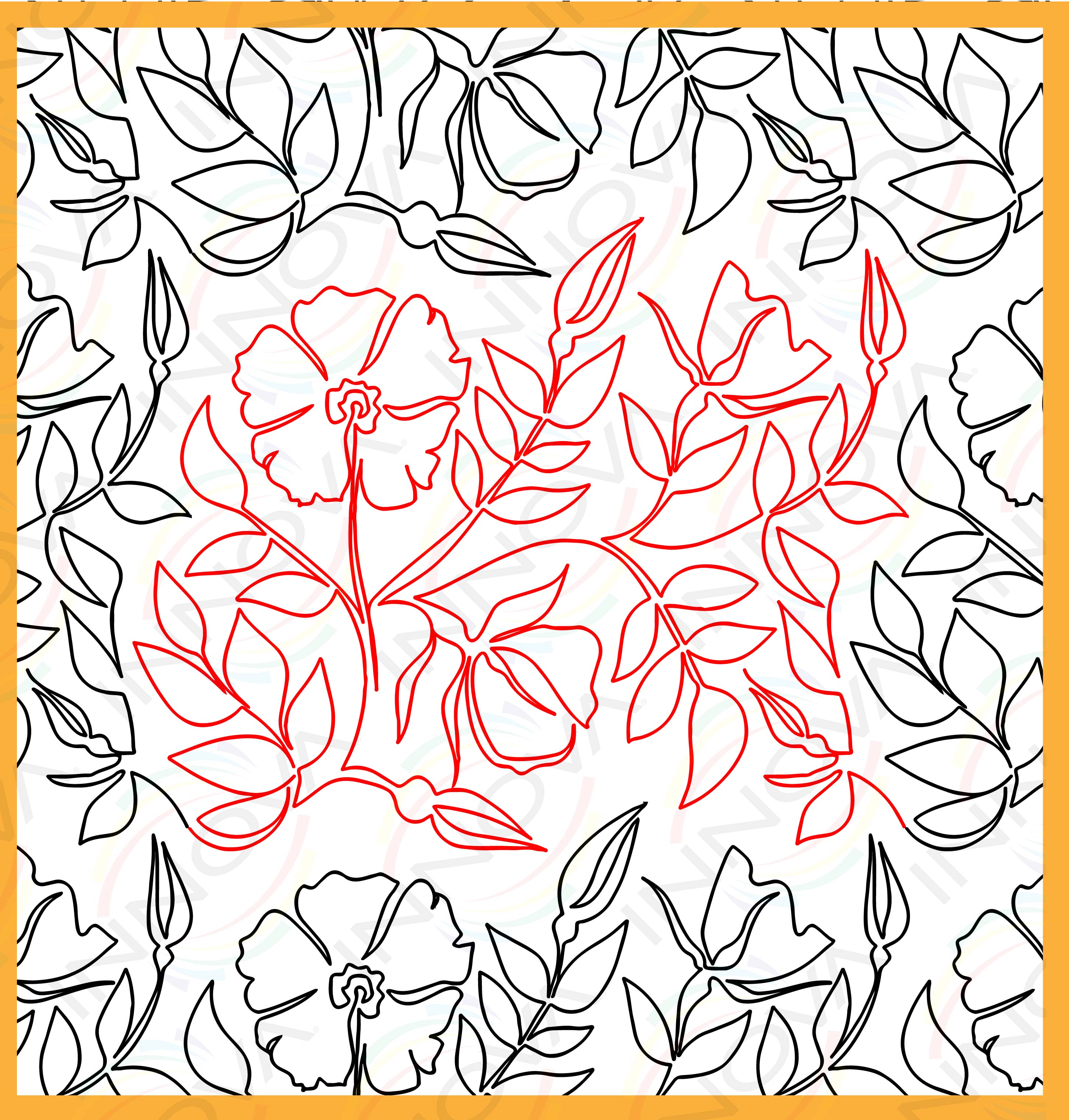 Wild Rose Pattern Bundle – INNOVA Longarm