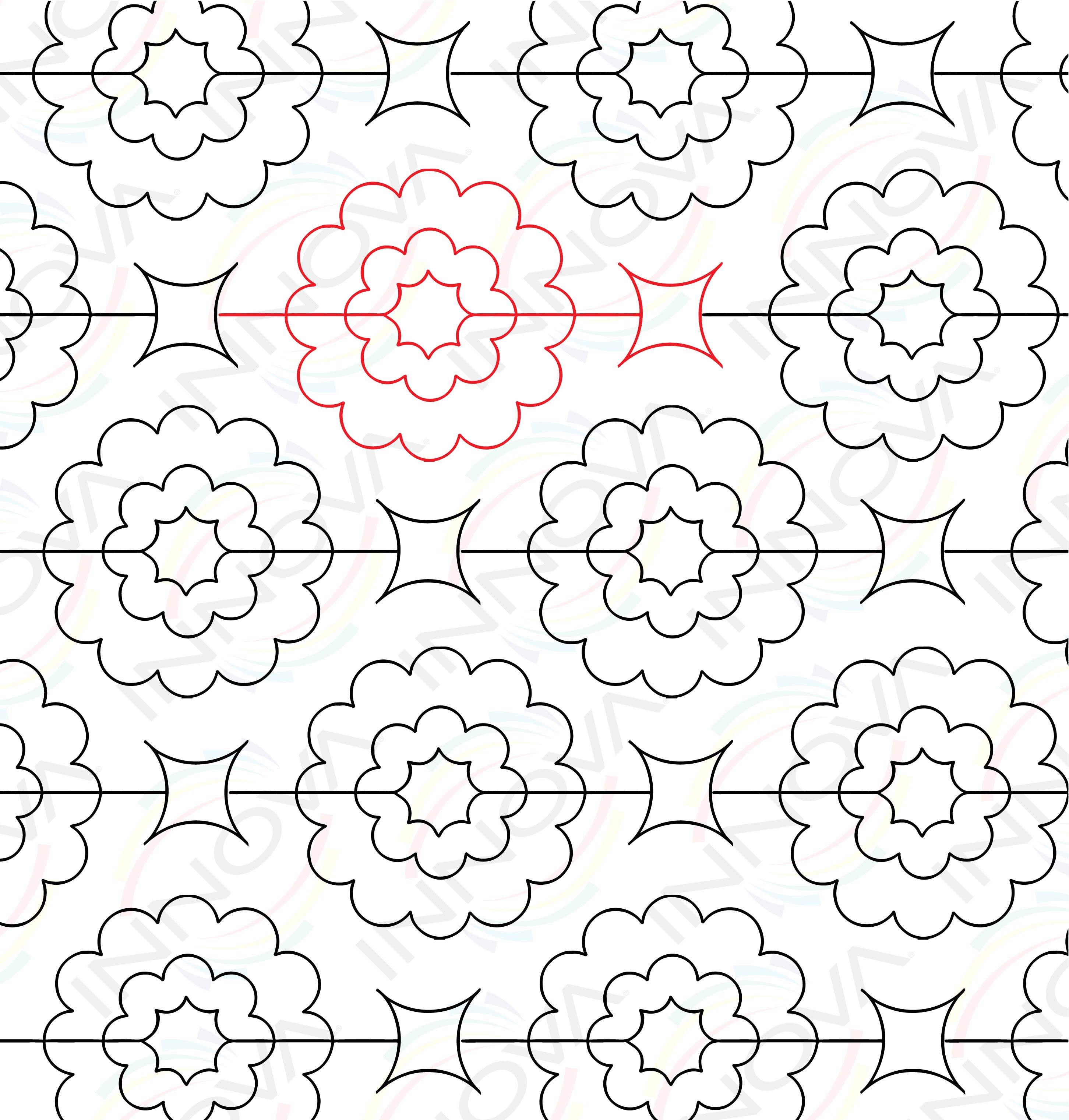 Fluffy Lumps by Sew Shabby Quilting – INNOVA Longarm